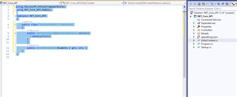 crm hub create web api with entity framework code first approach in