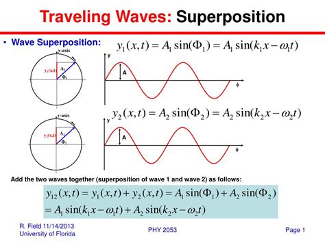 Ppt Traveling Waves Superposition Powerpoint Presentation Free