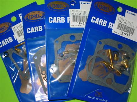 4 Carb Kits Kawasaki 1980 Kz1000 A4 B4 C3 C4 D3 Ltd Police Z1r A4