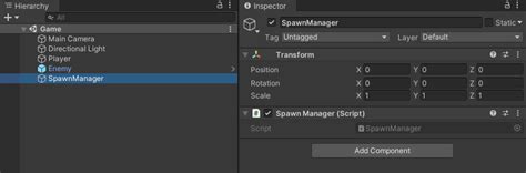 15 using coroutine to set up a spawn manager by yshu unity2d game