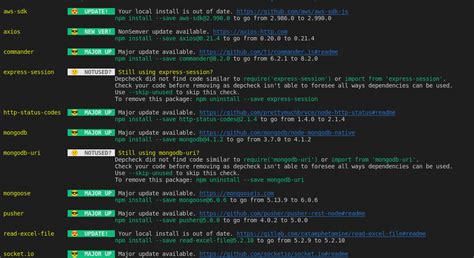 how to check and update npm packages by lizen shakya medium