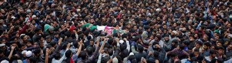 Funerals Driving Indian Kashmir Youth To Militancy Bbc Indian