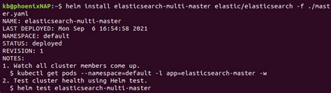 deploy elasticsearch on kubernetes {manually or helm chart}