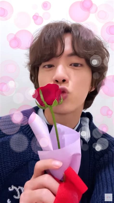 Bts Community Posts ジンくん🐹🩷 来てくれてありがとう😘🥰🌹 とてもとても 幸せだったよ😌💗 今日も幸せでありますよう