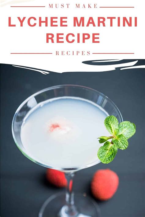 Lychee Martini Recipe Artofit