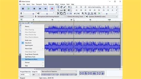 how to split audio in audacity and other useful tricks