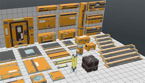 creating sci fi modular environment in ue4 sci fi games sci fi props