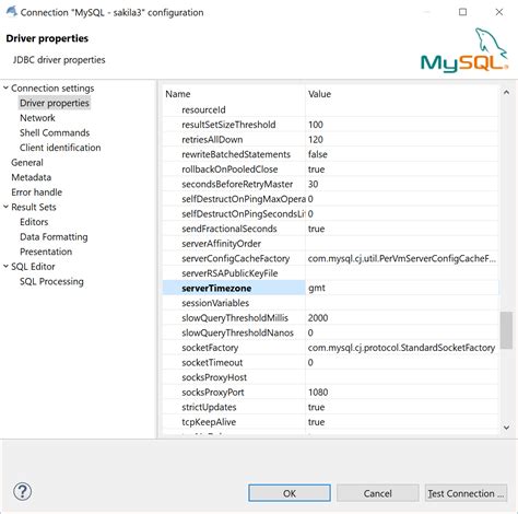 regulae mysql server timezone