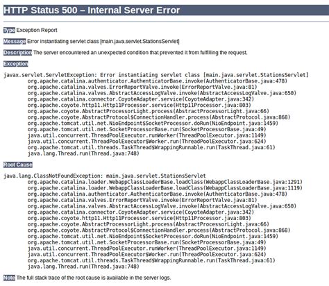 java servlet on eclipse error instantiating servlet class