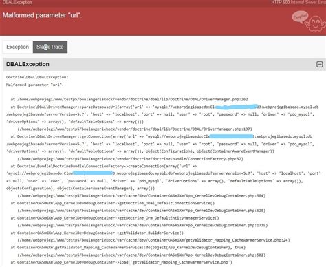 [résolu] déployer un projet symfony avec ovh erreur malformed