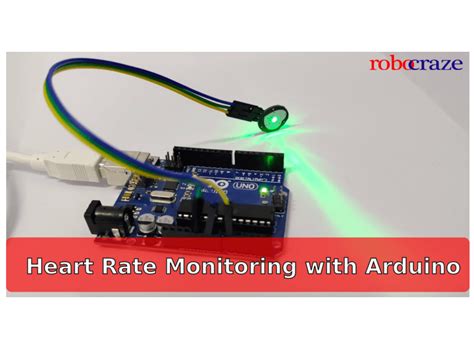 interfacing pulse sensor with arduino heart rate monitor robocraze