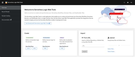 serverless logic web tools sonataflow guides