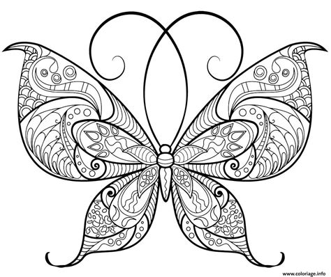Coloriage Papillon Adulte Jolis Motifs 13 Dessin Adulte Papillon à Imprimer