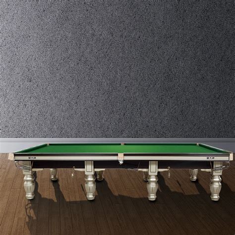 Full Size Solid Silver Leg Snooker Billiard Pool Table Ilver Leg
