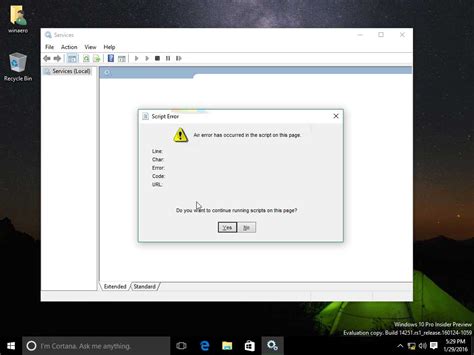memperbaiki an error has occurred in the script on this page windows