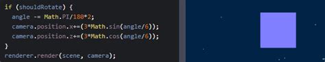 javascript three js action on click requestanimationframe stack