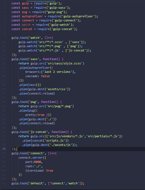javascript dest on is not a function in gulp tasks stack overflow