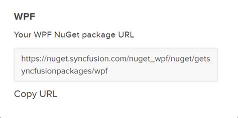 wpf nuget packages syncfusion
