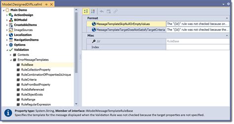 rulebaseattribute custommessagetemplate property expressapp framework