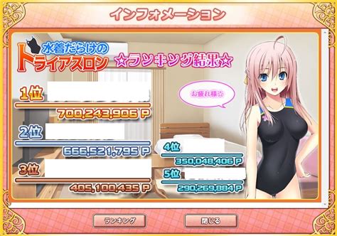 水着だらけのトライアスロン 結果 恋ヶ崎女学園 スマホ・pcゲームブログ みちるx