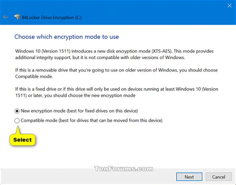 Turn On Or Off Bitlocker For Operating System Drive In Windows 10