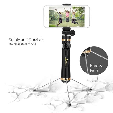 New Mini Bluetooth Extendable Foldable Tripod Selfie Stick With 360