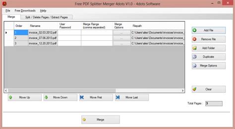 merge pdf split pdf delete pages from pdf extract