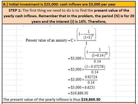 [solved] calculate the net present value npv for the following 20
