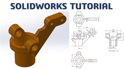 solidworks tutorial 45 3d model basic beginners cad cam tutorial