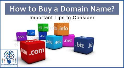 8 Important Things To Consider Before Buying A Domain Name