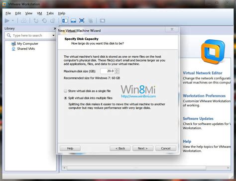 vmware workstation not starting virtual machine