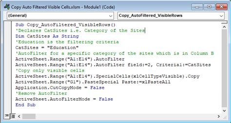 how to autofilter and copy visible rows with excel vba exceldemy