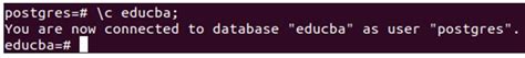 postgres command line usage and internals of postgres command line