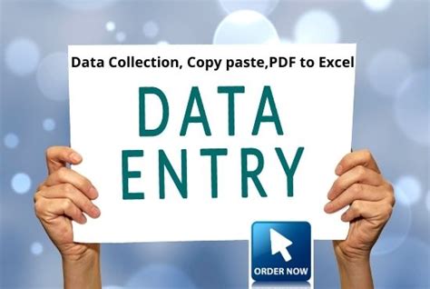 I Will Do Your Data Entry Copy And Paste And Web Research For 1