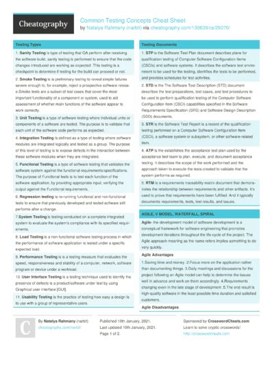 cheat sheets matching coding cheat sheets for