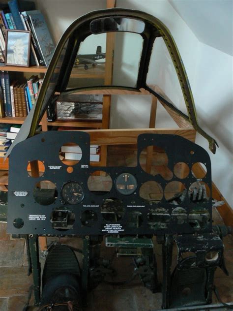 test of p 47 thunderbolt cockpit display military