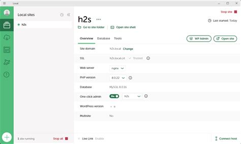 backup wordpress database with phpmyadmin h2s media