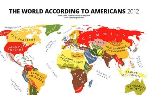 Funny Maps Of The World Tourist Map Of English
