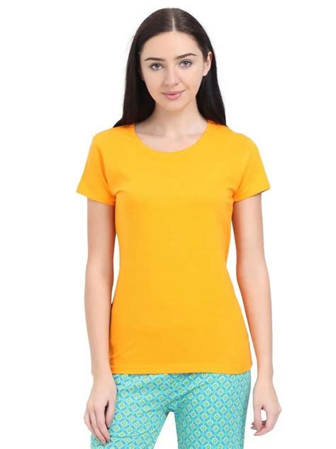 Ladies Round Neck T Shirt At Best Price In India