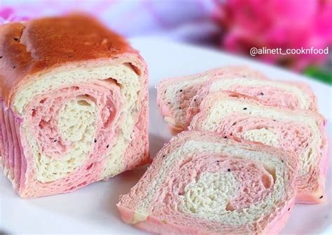 Resep Roti Tawar Buah Naga Oleh Alinett Cooknfood Cookpad