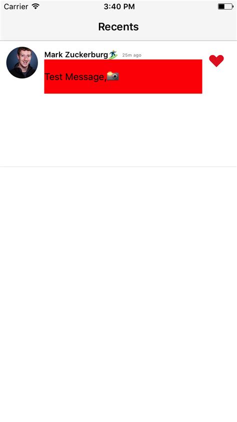 ios text not displaying properly in container swift 3 0