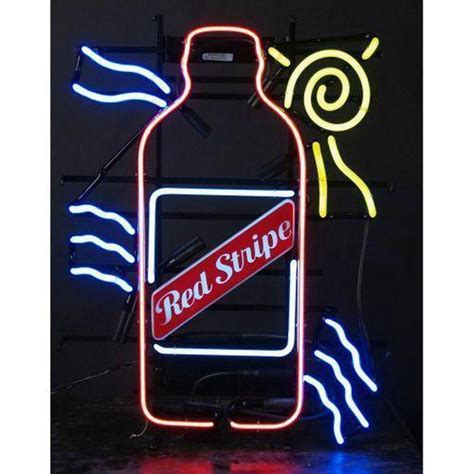 Red Stripe Beer Neon Sign Diy Neon Signs