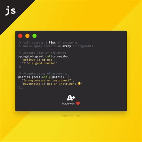 what are the differences between call and apply in javascript the only