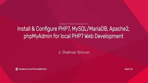install and configure php7 mysql mariadb phpmyadmin for php7 web