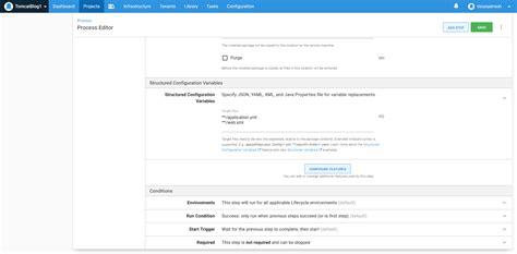 java deployments to tomcat with yaml and xml configuration file
