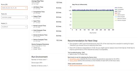 introducing the new tensorflow profiler — the tensorflow blog
