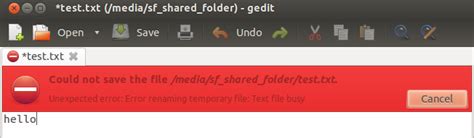 permissions virtualbox shared folder is accessible but