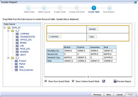 creating and editing reports