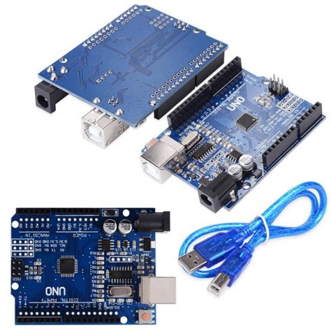 Carte De Développement Uno R3 Atmega328p Ch340 Ch340g Pour Arduino Uno