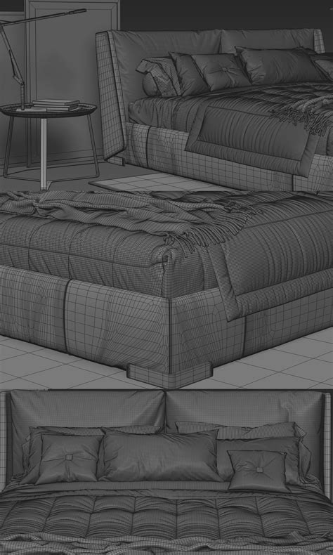 Fenice Bed 3d Model 20 Max Free3d